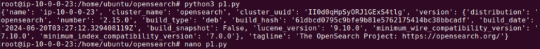 Opensearch With Python The Basics And A Quick Tutorial Coralogix