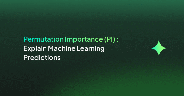 Using Permutation Importance to Explain Model Predictions Using Permutation Importance to Explain Model Predictions