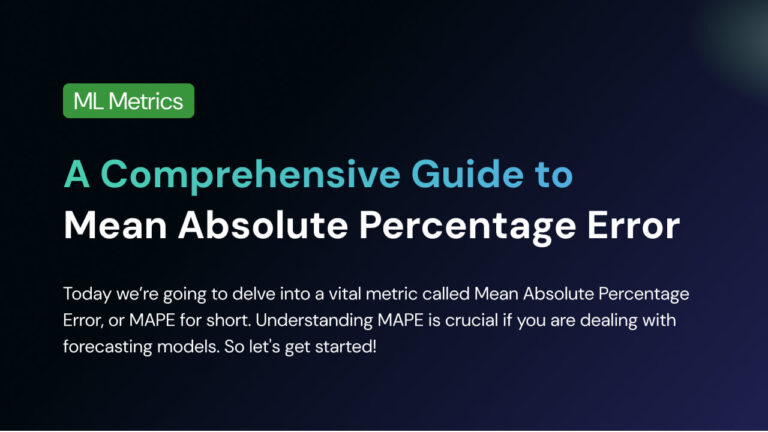 A Comprehensive Guide to Mean Absolute Percentage Error (MAPE) - Coralogix