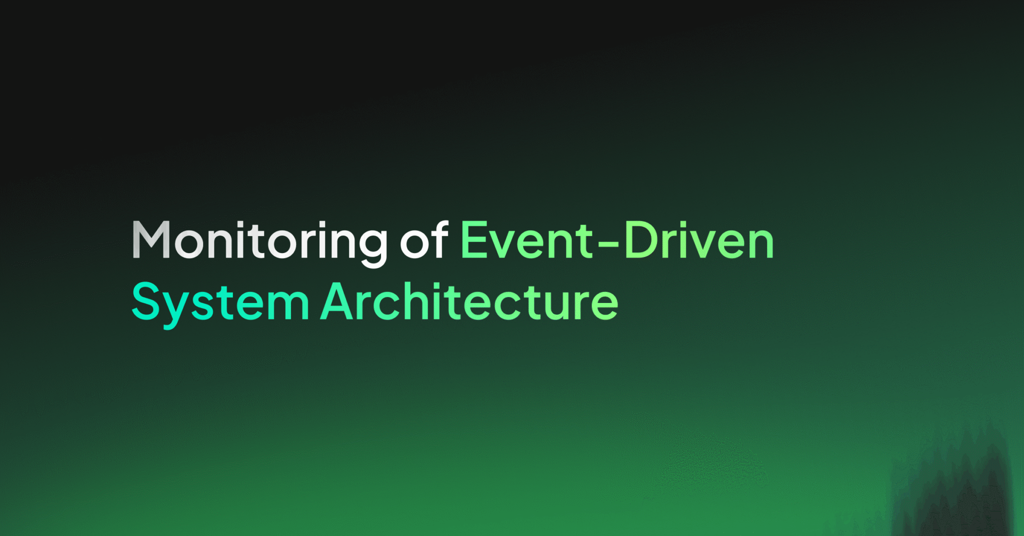 Monitoring of Event-Driven System Architecture - Coralogix