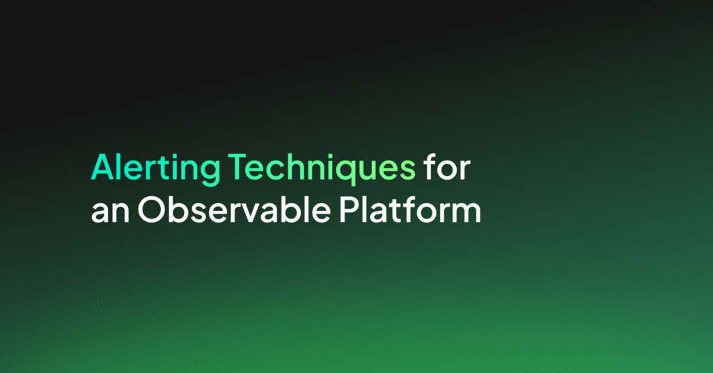 Alerting Techniques for an Observable Platform - Coralogix