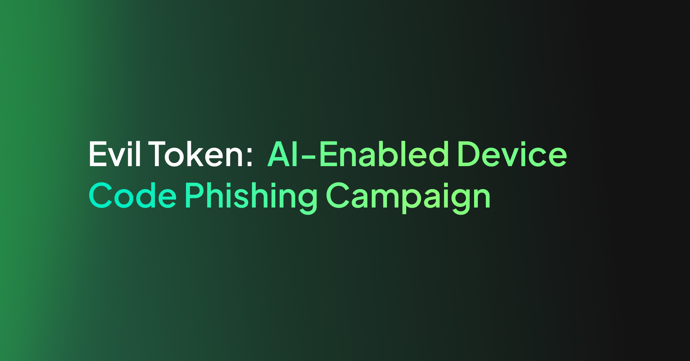 Evil Token: AI-Enabled Device Code Phishing Campaign - Coralogix